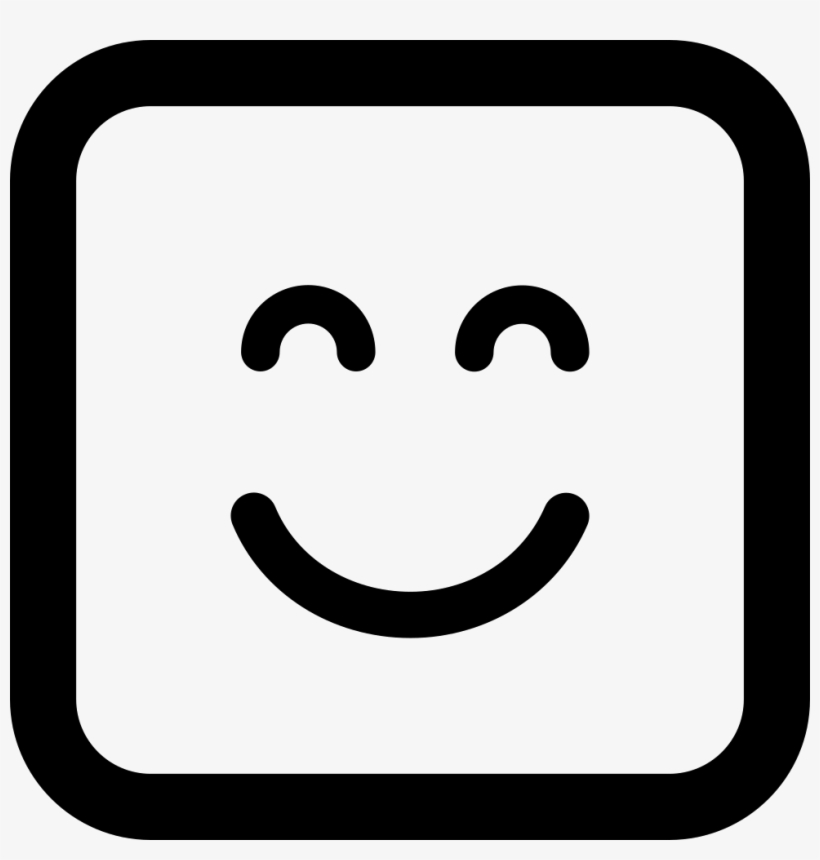 Emoticon Square Smiling Face With Closed Eyes Comments - 3 Icon ...