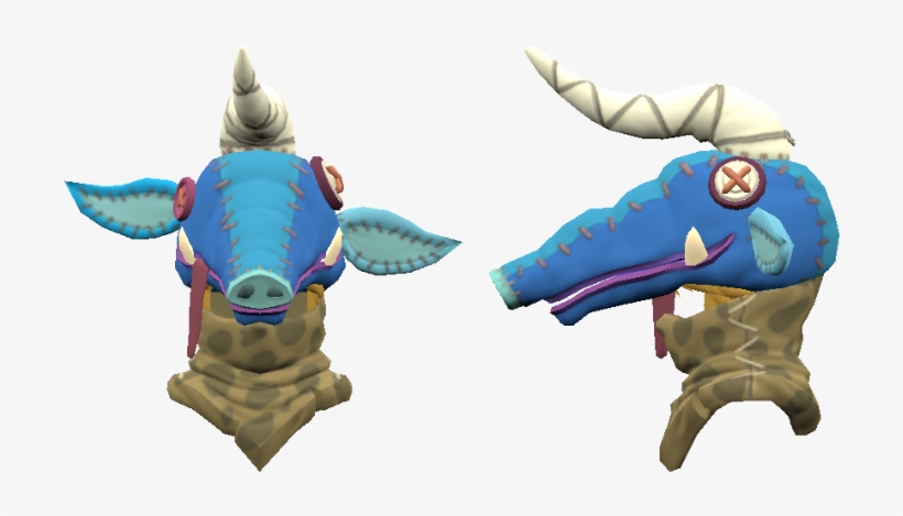 Wii U The Legend Of Zelda Breath Wild Moblin Mask - Animal Figure ...