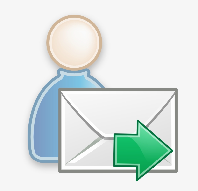 Download Transparent User Send Email Icon - PNGkit