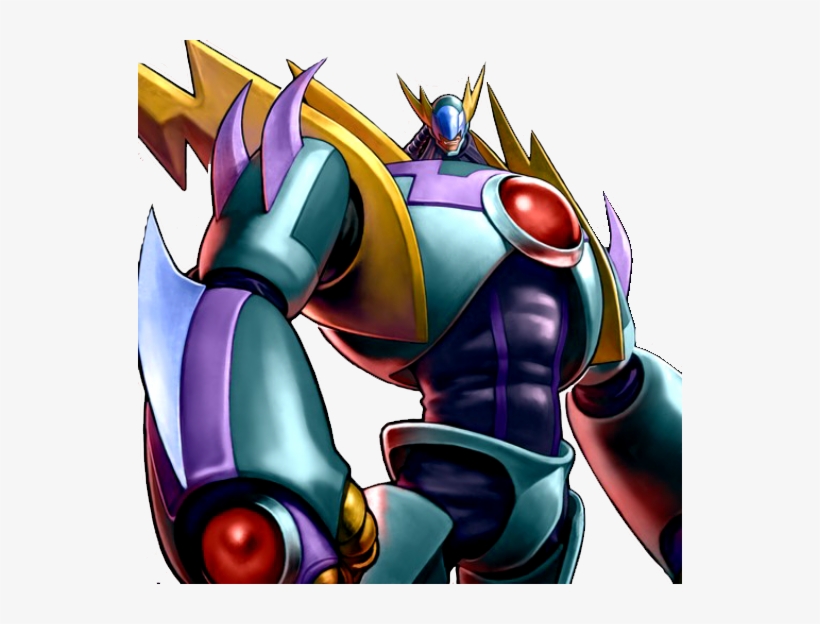 Evil Hero Lightning Golem - Yugioh Elemental Hero Clayman - 544x544 PNG ...
