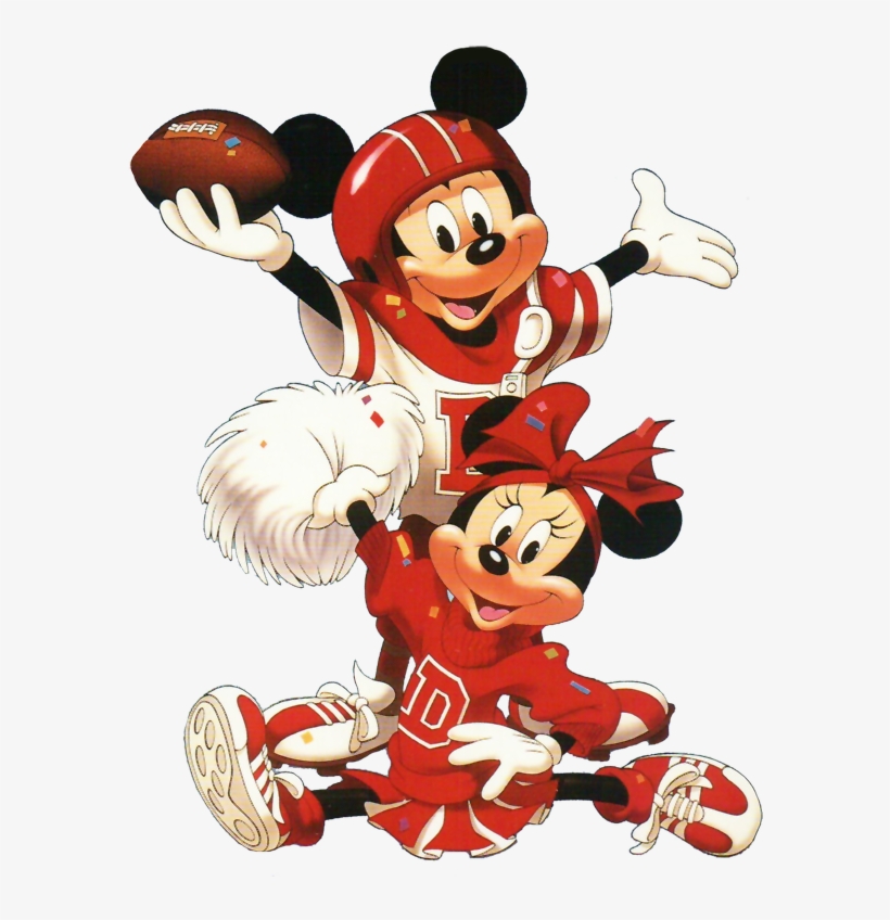 Minnie & Mickey│mouse - Mickey Mouse Minnie Mouse Football - 600x775 ...