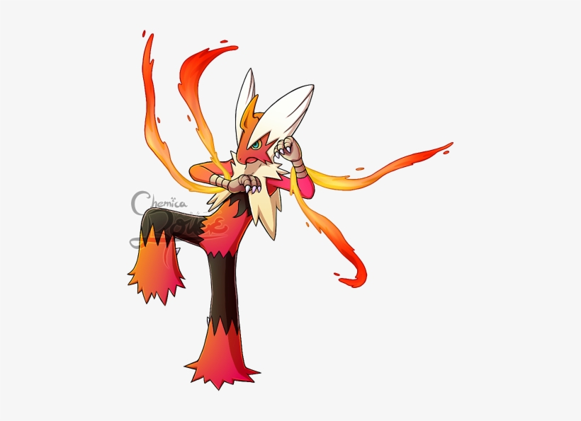 Blaziken V - Pokemon Mega Blaziken - 465x515 PNG Download - PNGkit