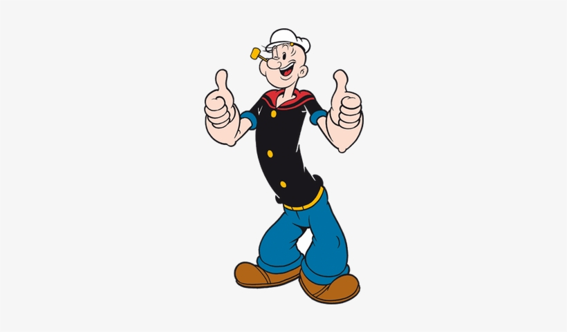 Popeye Thumbs Up - 400x400 PNG Download - PNGkit