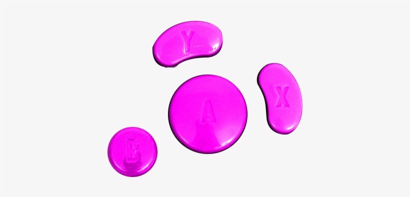 Dark Pink Gamecube Buttons - Circle - 3536x1417 PNG Download - PNGkit