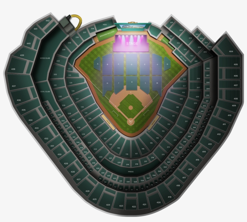Terrace Box Seat Miller Park - 2560x1936 PNG Download - PNGkit