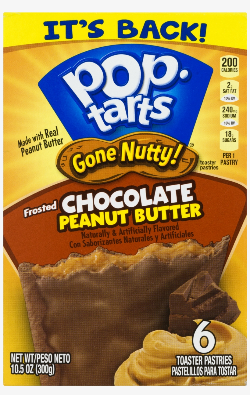 Pop Tarts Gone Nutty Chocolate Peanut Butter Png Peanut - Peanut Butter ...