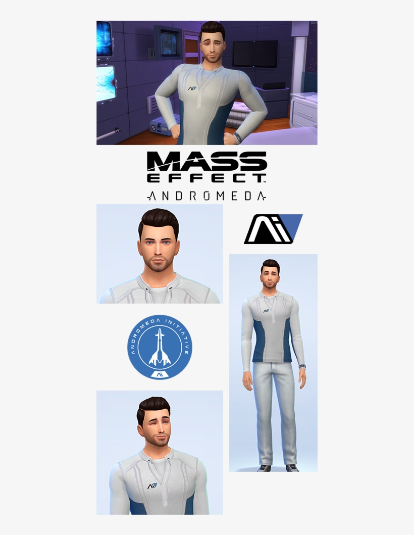Scott Ryder 'pathfinder' From Mass Effect Andromeda - Mass Effect Adult ...