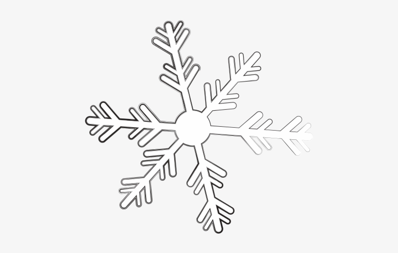 Snowflake Icon - Drawing - 550x550 PNG Download - PNGkit