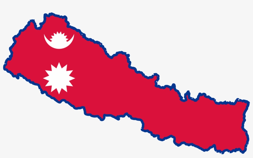 This Free Icons Png Design Of Nepal Map Flag - 2317x1334 PNG Download ...