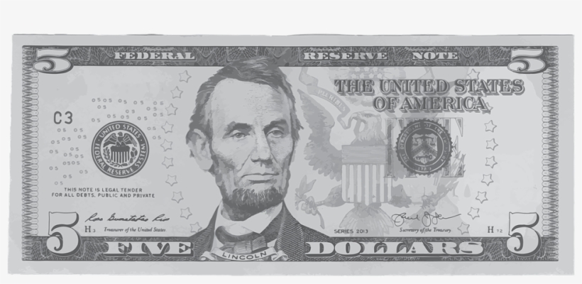 Us Five Dollar-bill - Series 2006 5 Dollar Bill - 960x480 PNG Download ...
