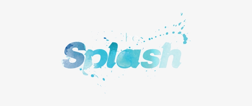 The Splash - Calligraphy - 500x500 PNG Download - PNGkit
