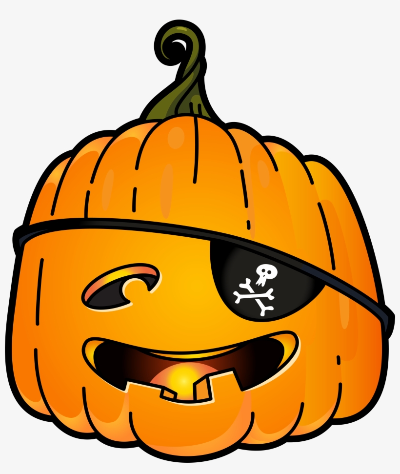 Halloween Pirate Pumpkin Png Clip Art Image - 7041x8000 PNG Download ...