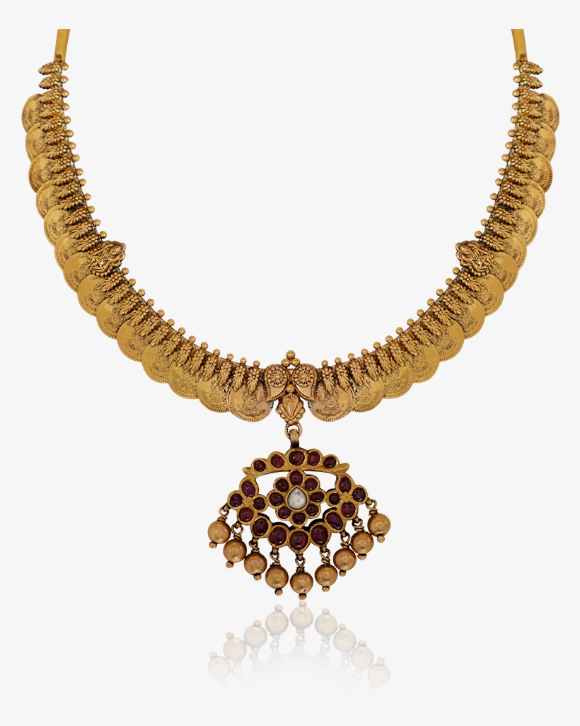 Antique Ruby Kasumalai Necklace - 1000x1000 PNG Download - PNGkit