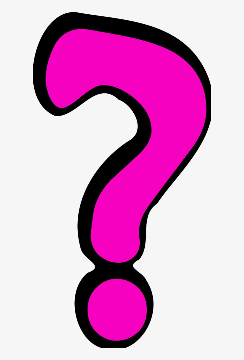 Question Mark Clipart Clear Background - Question Mark Pink Color ...