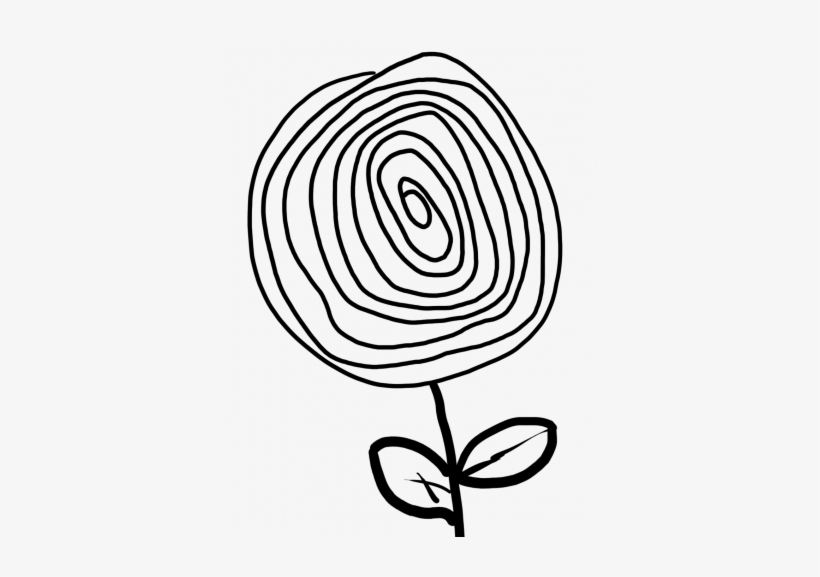 Spiral Flowers Drawing Png - 375x497 PNG Download - PNGkit