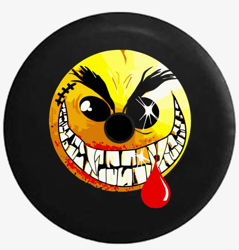 Jeep Wrangler Jl Backup Camera Evil Crazy Smiley Face - Crazy Smiley ...