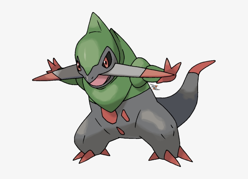 Pokemon Fraxure - 607x514 PNG Download - PNGkit