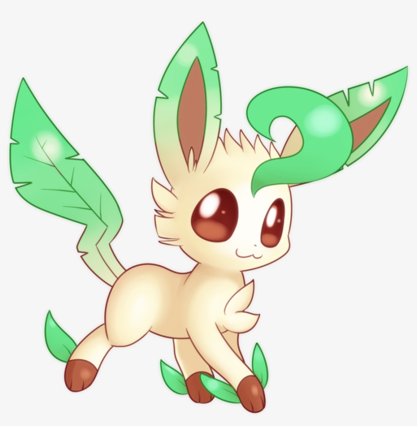 Free Icons Png - Cute Leafeon Png - 912x876 PNG Download - PNGkit