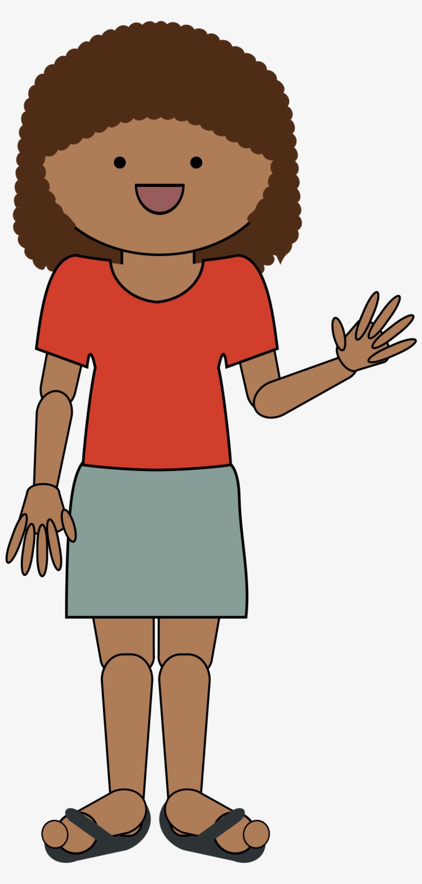 This Free Icons Png Design Of Woman Waving Hello - 1188x2400 PNG ...