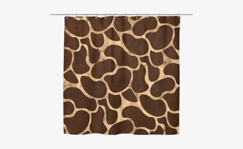 Giraffe Print Shower Curtain - Window Valance - 480x480 PNG Download ...