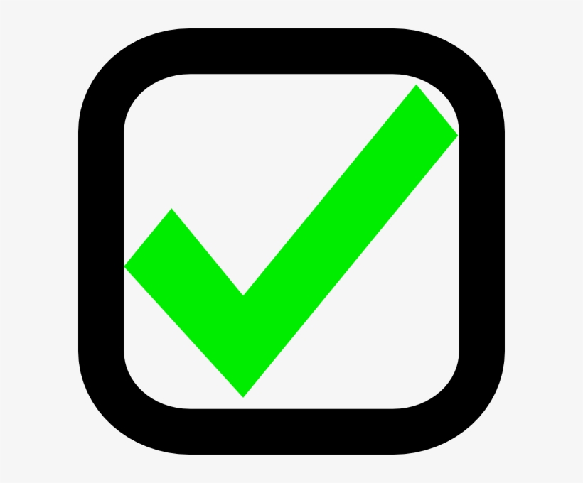 Green Check Box Png - 600x600 PNG Download - PNGkit
