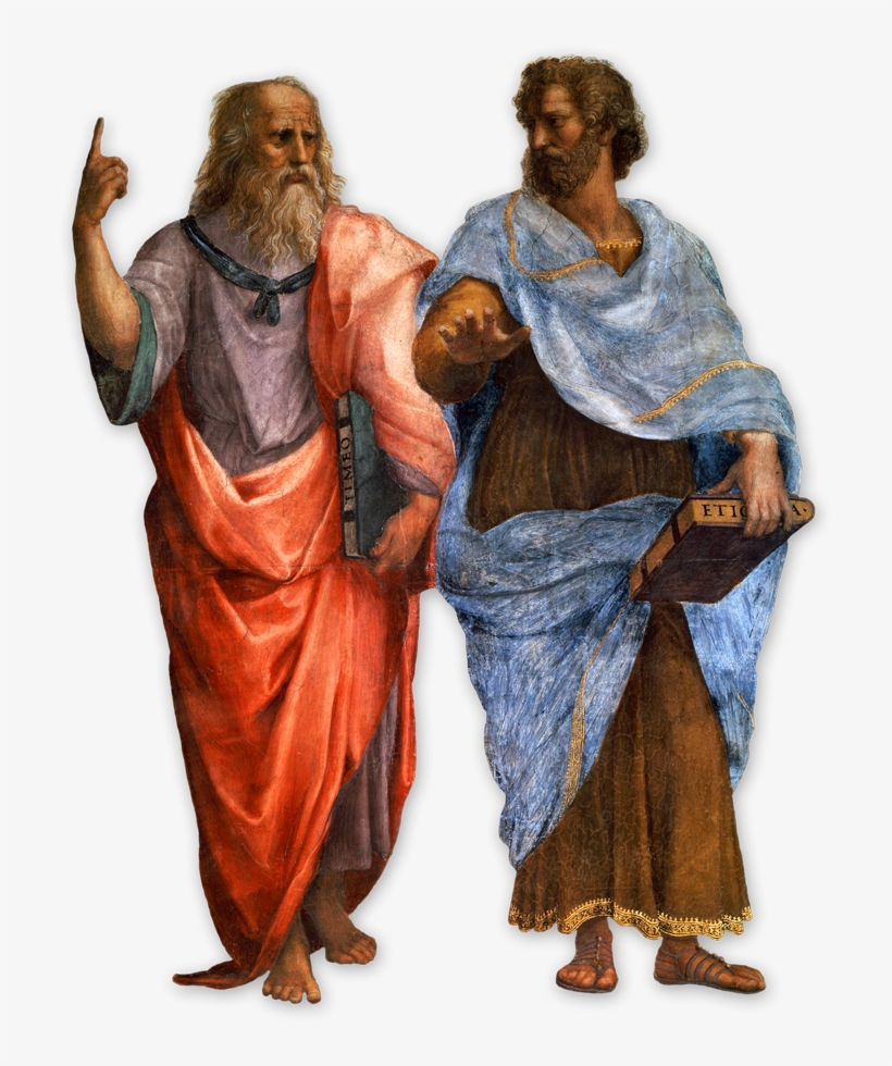 Atheism Vs Secular Humanism - Socrates And Plato Transparent - 711x900 ...