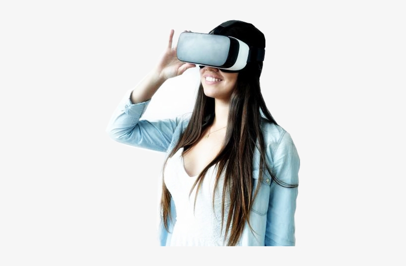 Virtual Reality - Girl Virtual Reality Png - 393x458 PNG Download - PNGkit