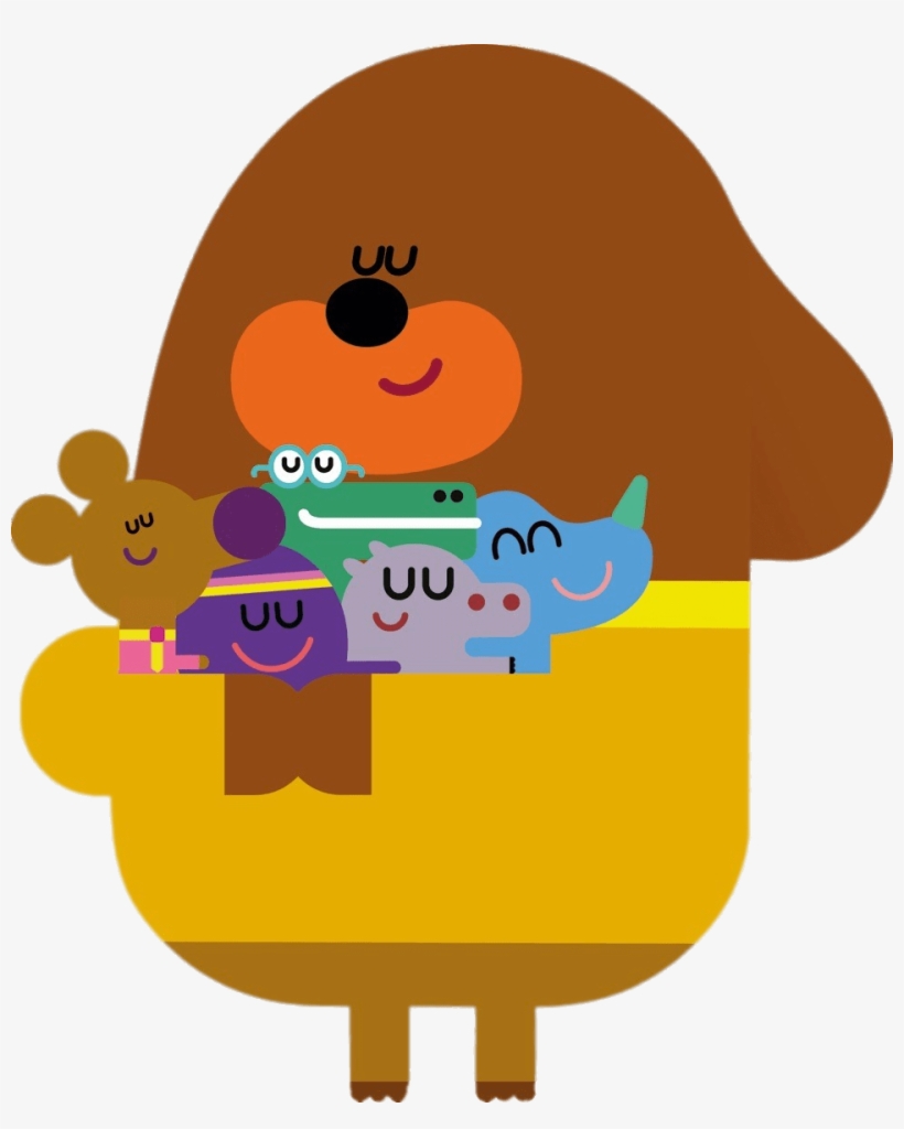 Duggee Hugging His Friends Png - Hey Duggee Duggee Hug - 960x1153 PNG ...