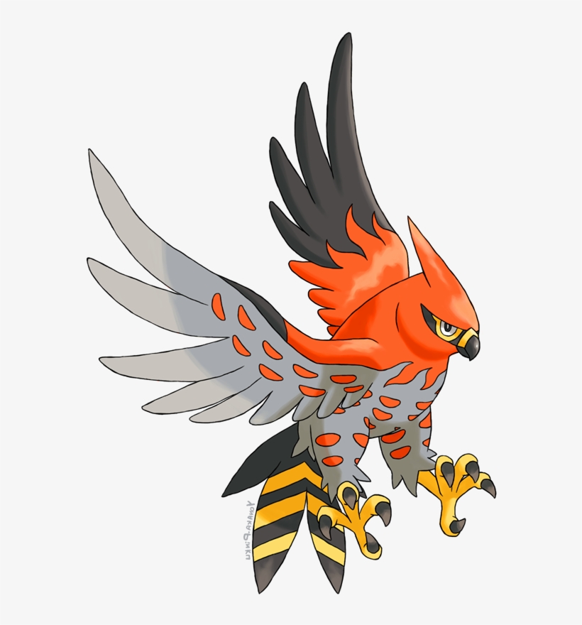 Shiny Talonflame Pokédex - Talon Flame - 581x800 PNG Download - PNGkit