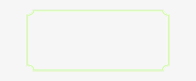 Green Borders - 600x261 PNG Download - PNGkit