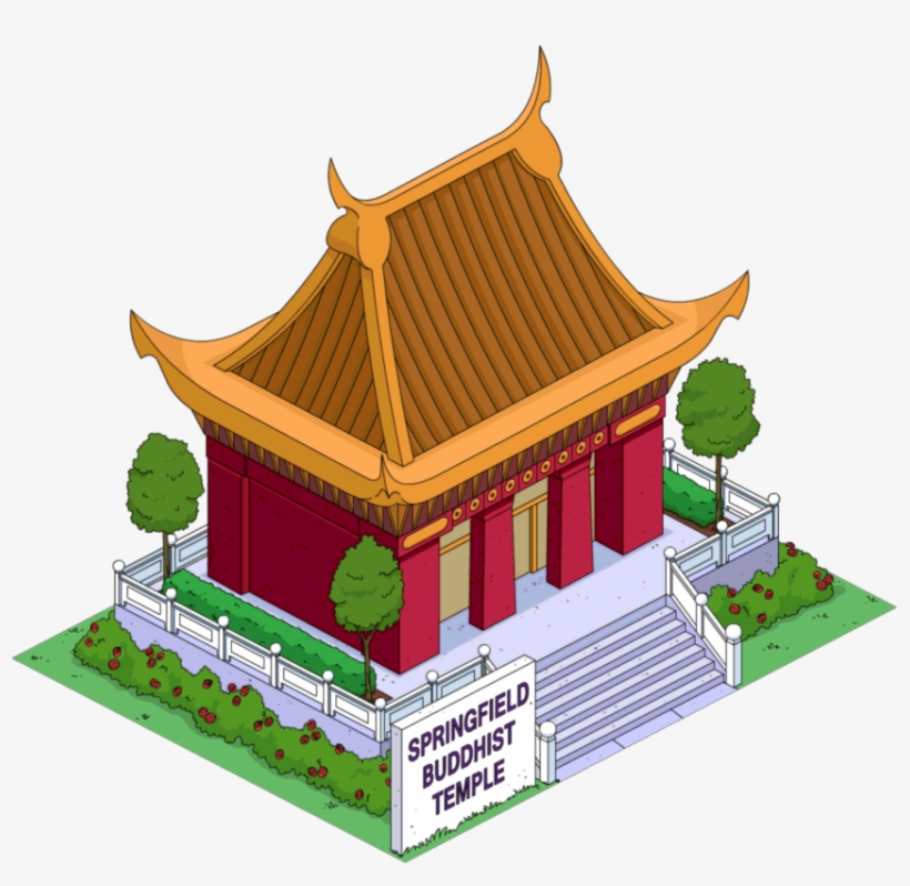 Springfield Buddhist Temple - Buddhist Temple Png - 852x788 PNG ...