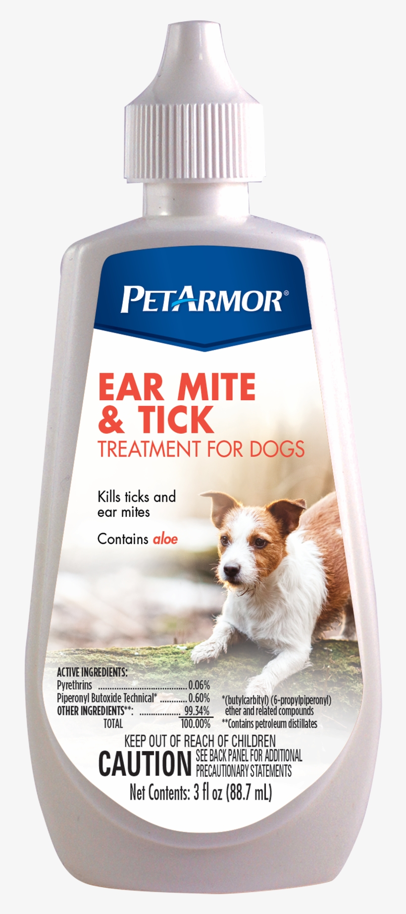Petarmor Ear Mite & Tick Treatment Dog 3oz - Earmite - 1922x1922 PNG ...