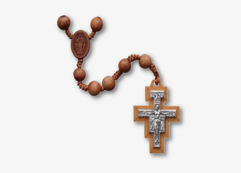 The Seraphic Rosary Of The Seven Joys Of Mary - Cross - 498x611 PNG ...