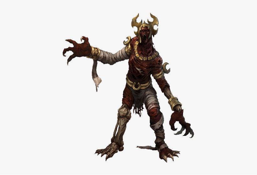 Monster-004 - Heroes Of Newerth Pharaoh - 419x479 PNG Download - PNGkit