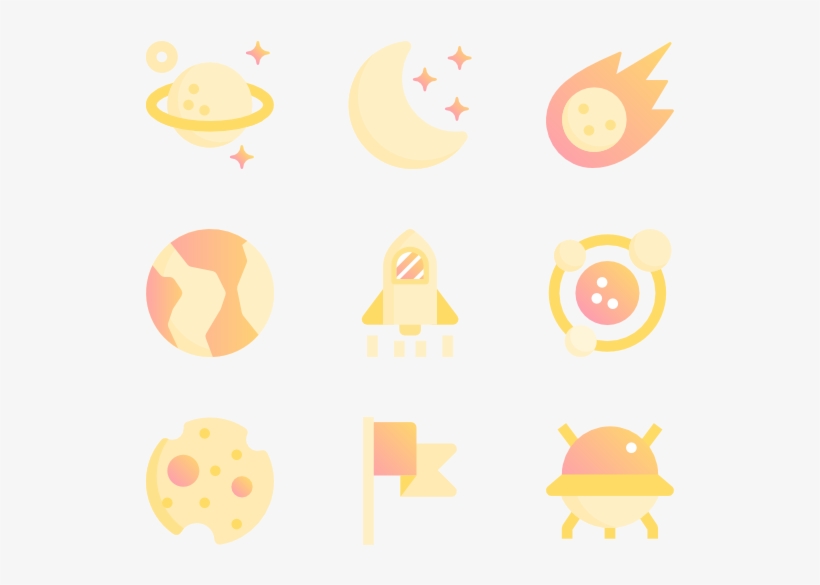 Space Icons - Clip Art - 600x564 PNG Download - PNGkit