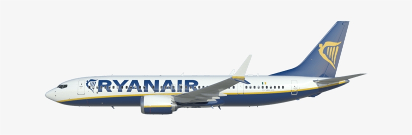 Boeing 737 Max Ryanair - Ryanair - 1000x445 PNG Download - PNGkit