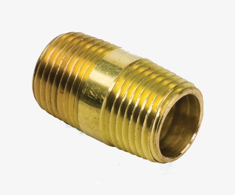 3/4″ Brass Nipple Ih-ba122b12 - Brass - 600x600 PNG Download - PNGkit