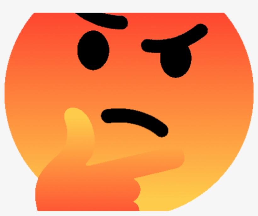 Download Transparent Thinking Emoji Discord Emoji - Thinking Emoji Deep ...