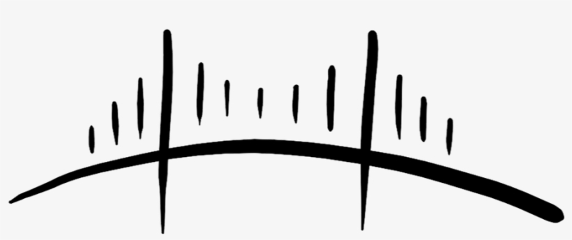 Bridge The Gap Png Vector Black And White Download - Bridge The Gap ...