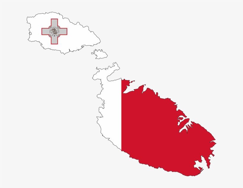 Flag Maps Of Southern Europe Malta - Flag Map Of Malta - 640x556 PNG ...