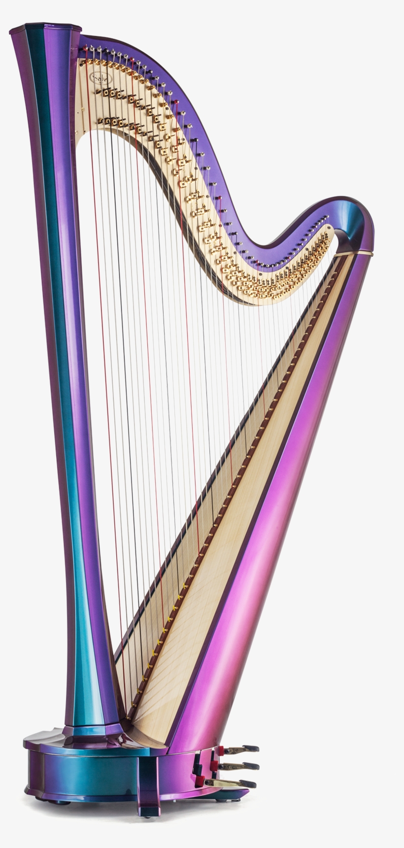 Harp Png Image Transparent - Salvi Electro Acoustic Harp - 1000x1830 ...