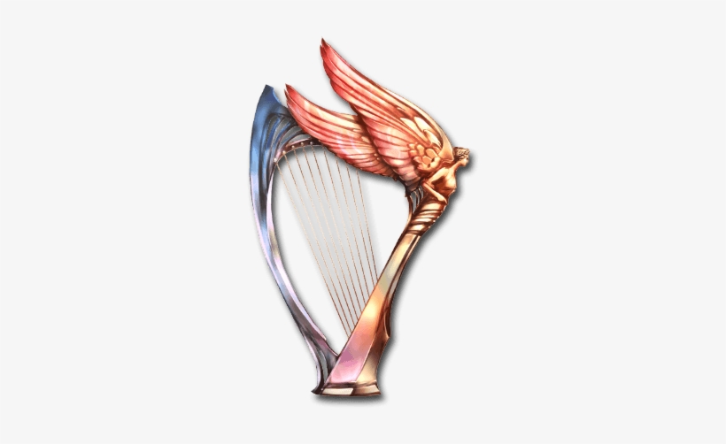 Angel Harp - 640x554 PNG Download - PNGkit