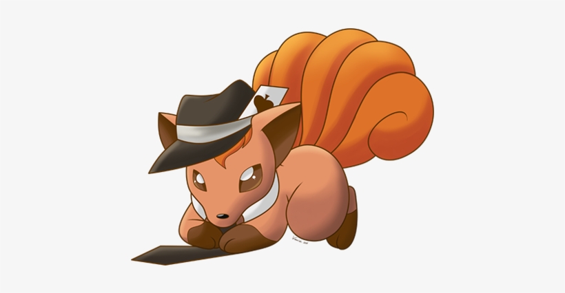 Vulpix With A Hat - 455x347 PNG Download - PNGkit