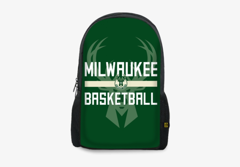 Milwaukee Bucks Printed Backpacks - Milwaukee Bucks - 600x600 PNG ...
