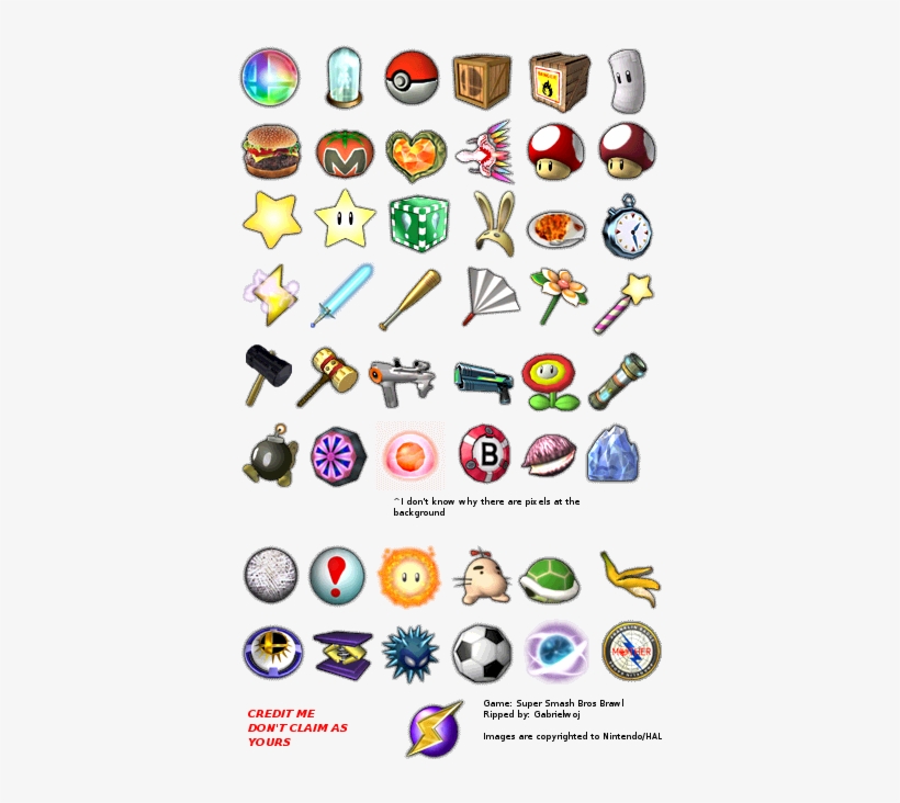 Image Result For Super Smash Bros - Super Smash Bros Items Sprites ...