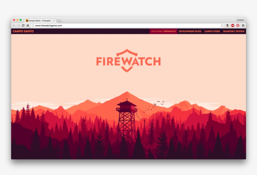 Beautiful Palette, Art Style, And Neat Landing Page - Firewatch Game ...