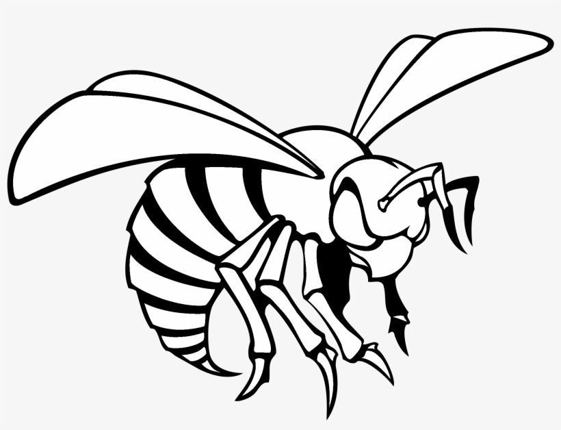 Alabama State Hornets 01 Logo Black And White - Alabama State ...
