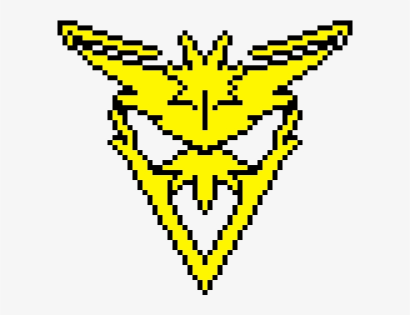 Team Instinct - Team Instinct Pixel Art - 840x690 PNG Download - PNGkit