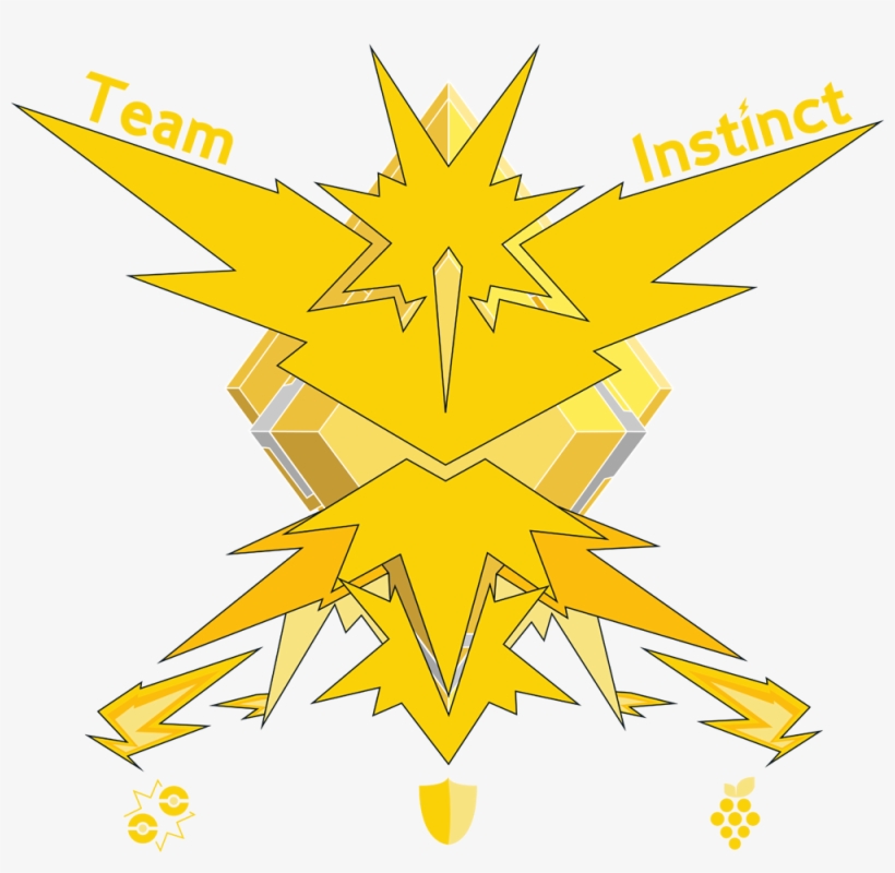 Team Instinct Design - Pokémon Go - 1000x927 PNG Download - PNGkit