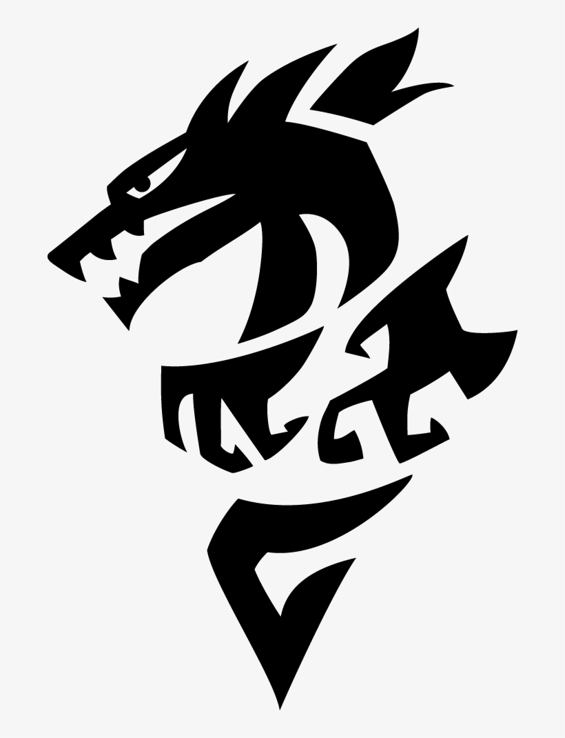 Left Facing Dragon Logo - Round Rock Dragon Logo - 682x990 PNG Download ...